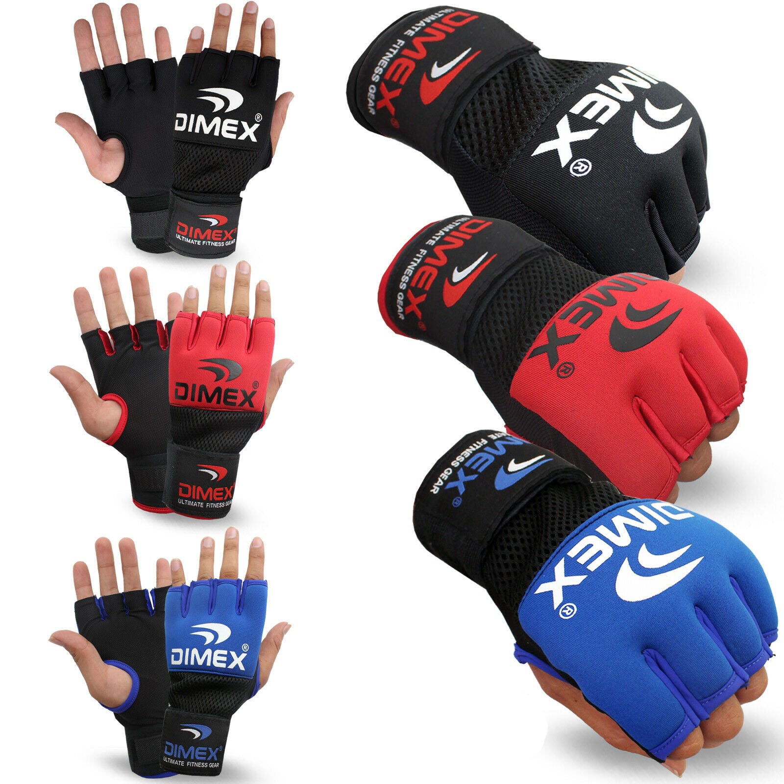 Boxing Neoprene Inner Hand Wraps Padded Sparring Gloves