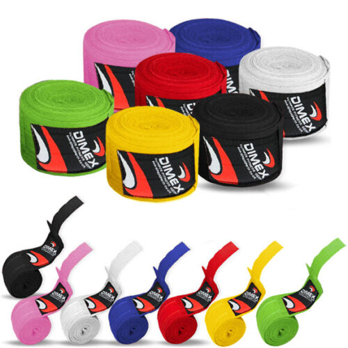 Boxing Hand Wraps Hook & Loop Cotton Bandage Fist